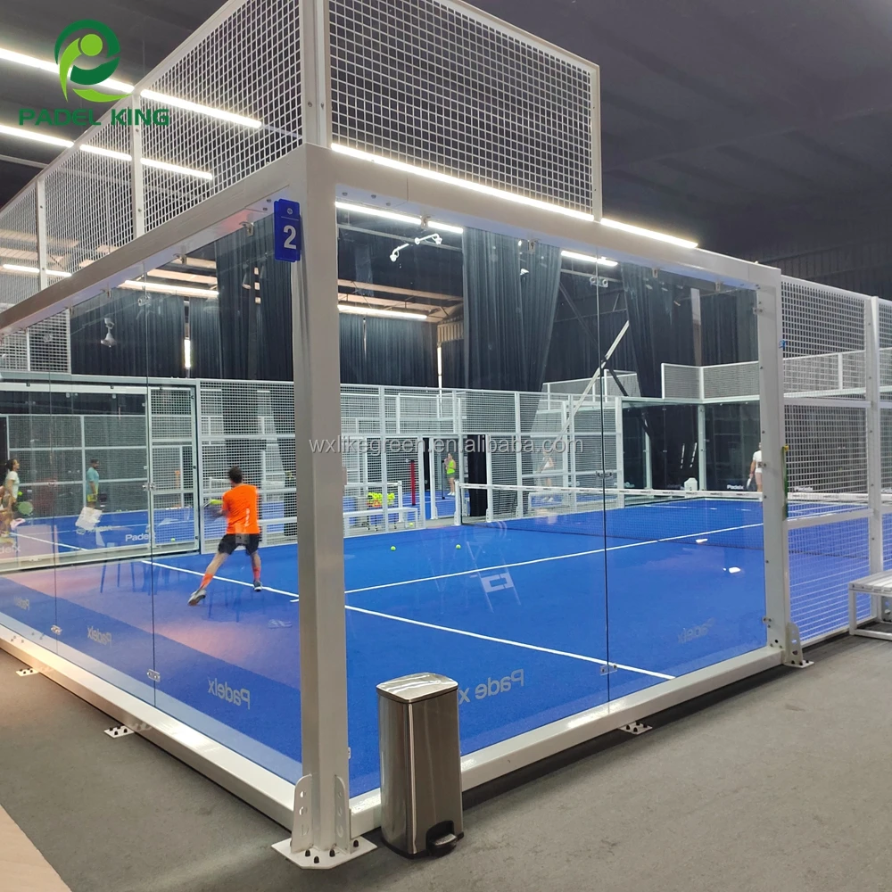 Best Selling Padel King Panoramic Padel Court - Free Rackets & Ball