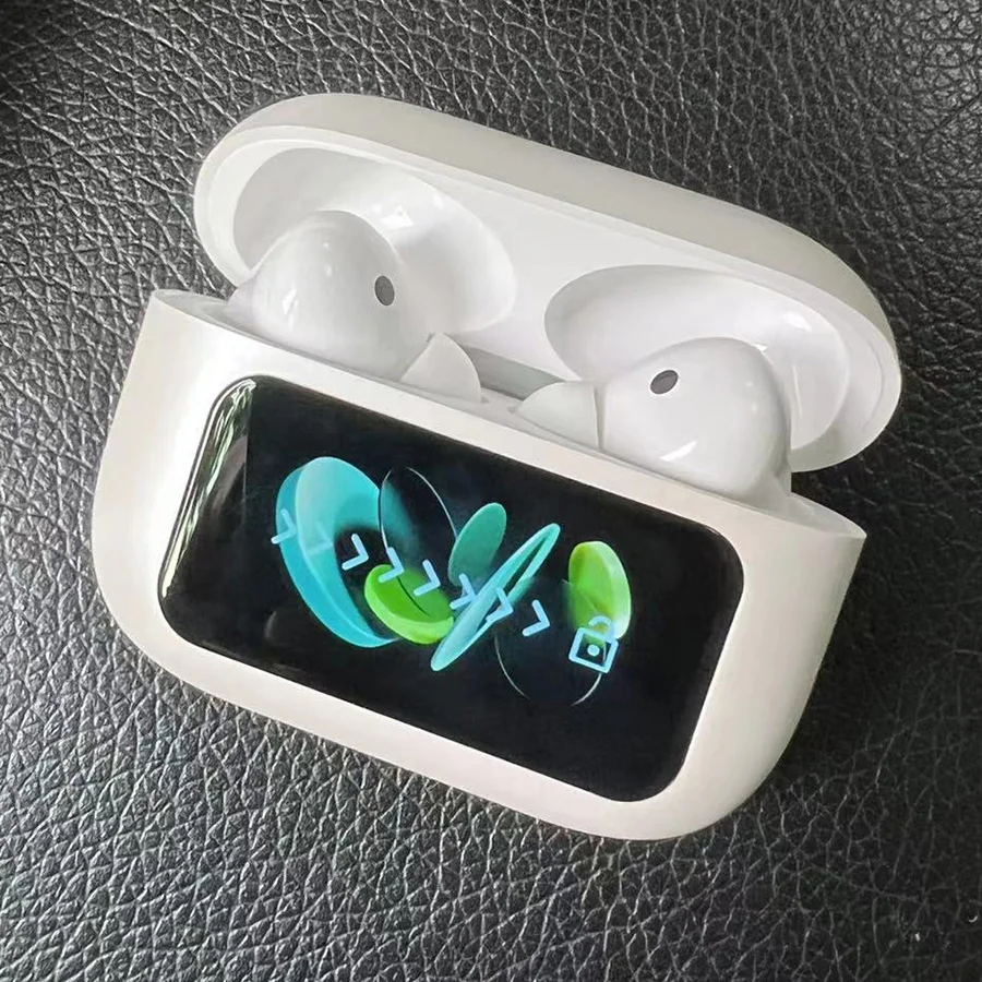 Noise Cancellation Headset With Smart Display Screen Earphone High ...