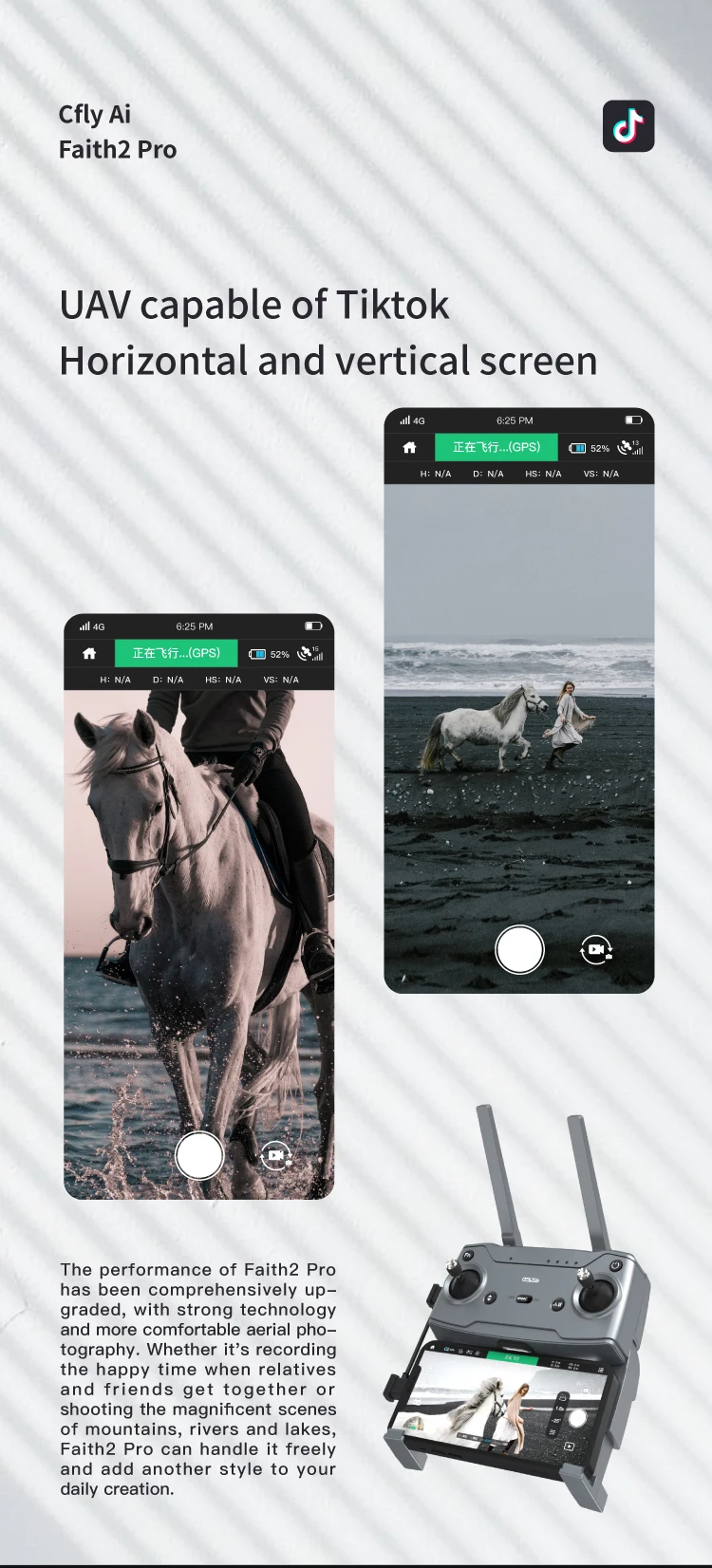 Cflyai Faith2 Pro Obstacle Avoidance Version Drones With Camera Professional Rc Drones Anba A12 ...