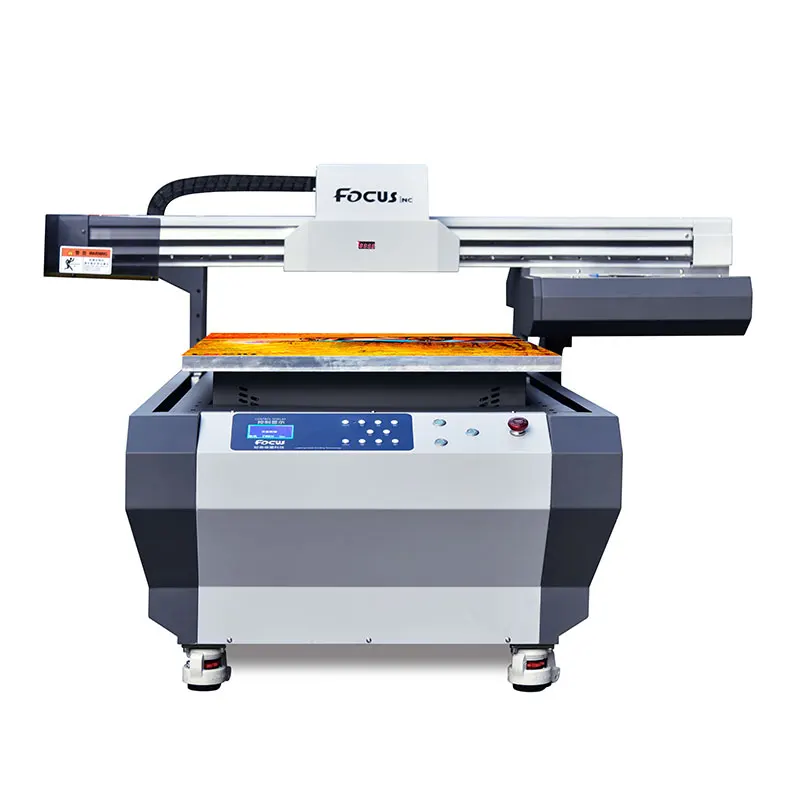 6090 Uv Flatbed Printer 8 Color Digital Inkjet Plotter Uv Mini Led Uv ...