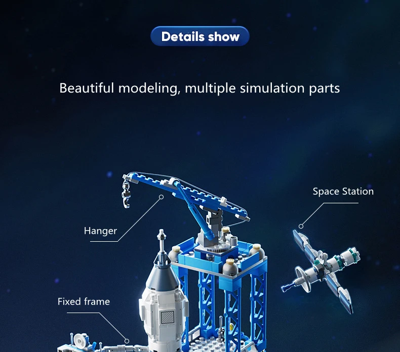 Hot Selling Educational Aerospace Shuttle Rocket Diy Construction ...