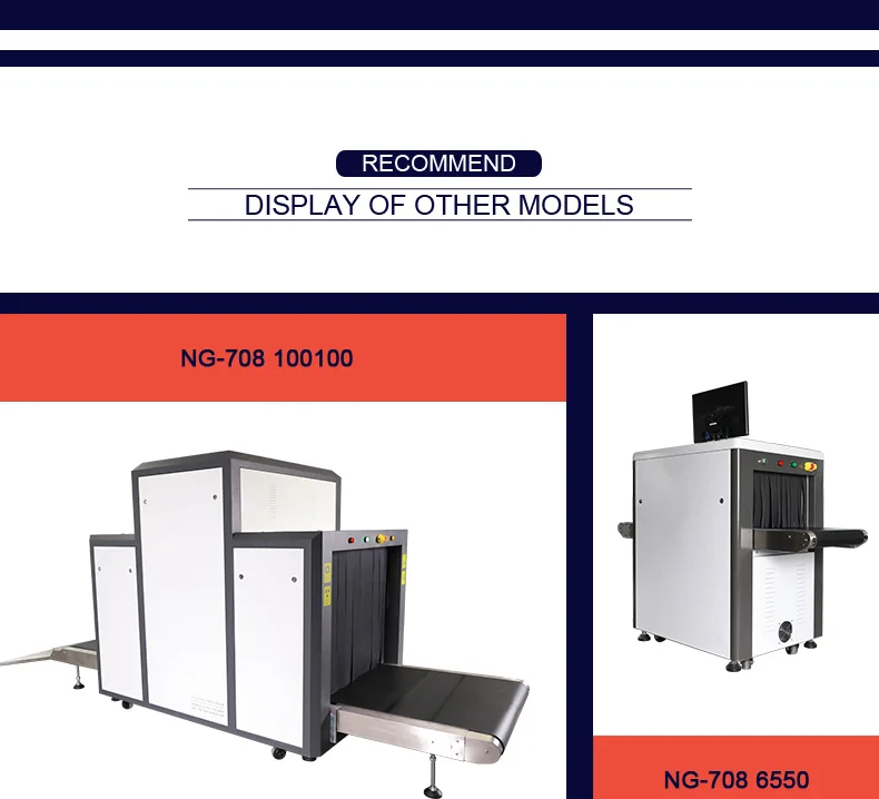 X-ray Luggage Inspection Scanner Baggage X-ray Baggage Scanner Parts X ...