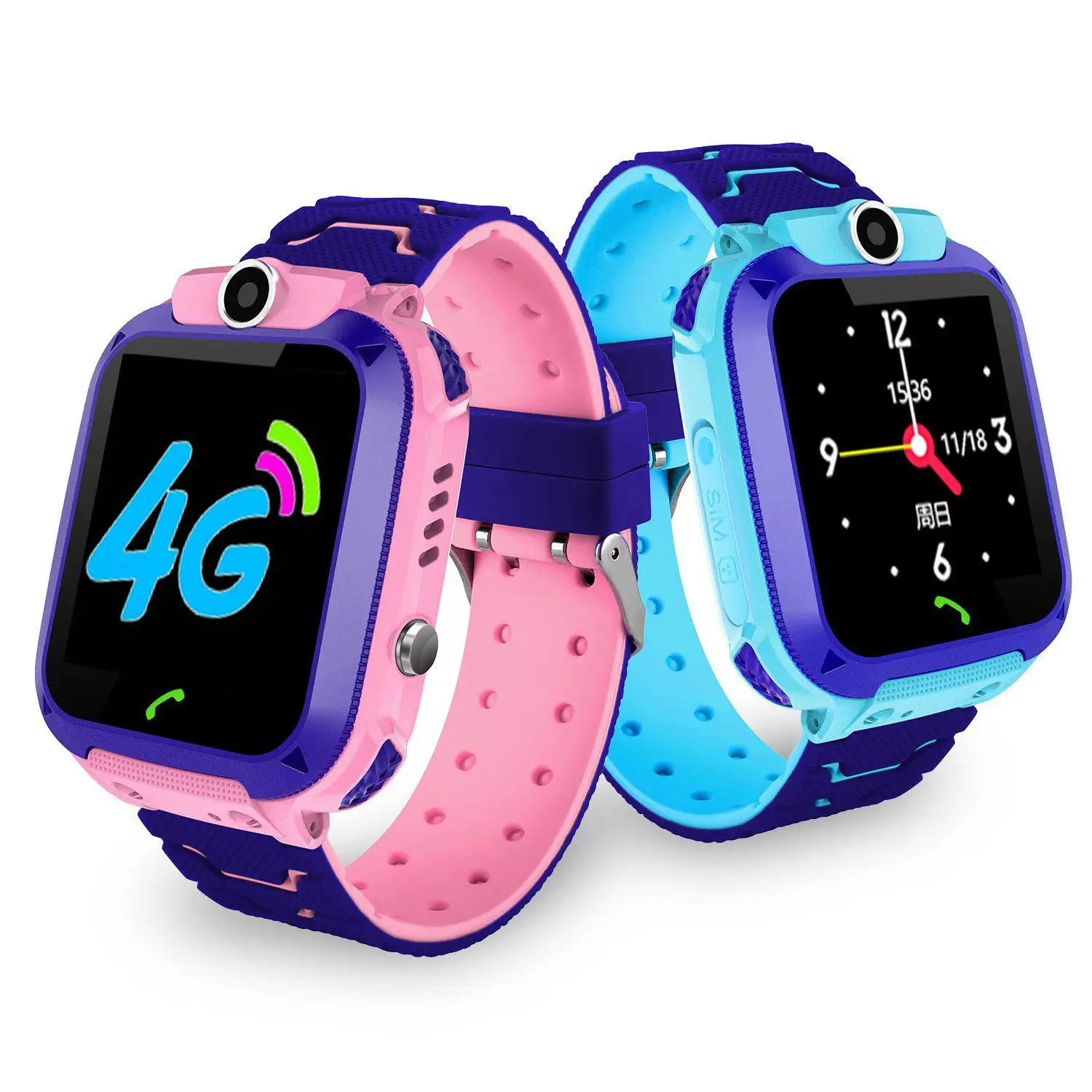 Q12 Kids Smart Watch With Sim Card Ip67 Waterproof Sos Camera ...