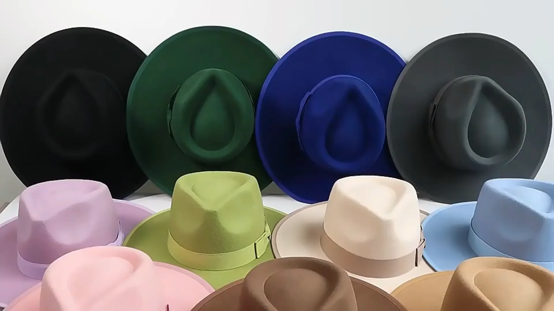 Wholesale 2022 Women Rancher Fedora Hats Panama Cap Derbies Hat Stylish ...