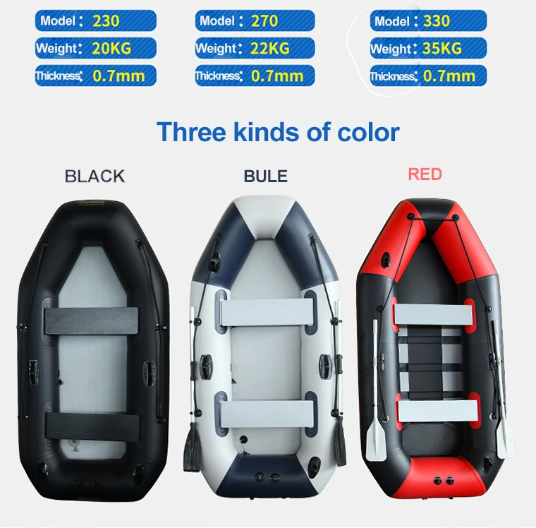 2.7m Floating Pvc Rowing Boat For Outdoor Drifting Made In China - Buy ...