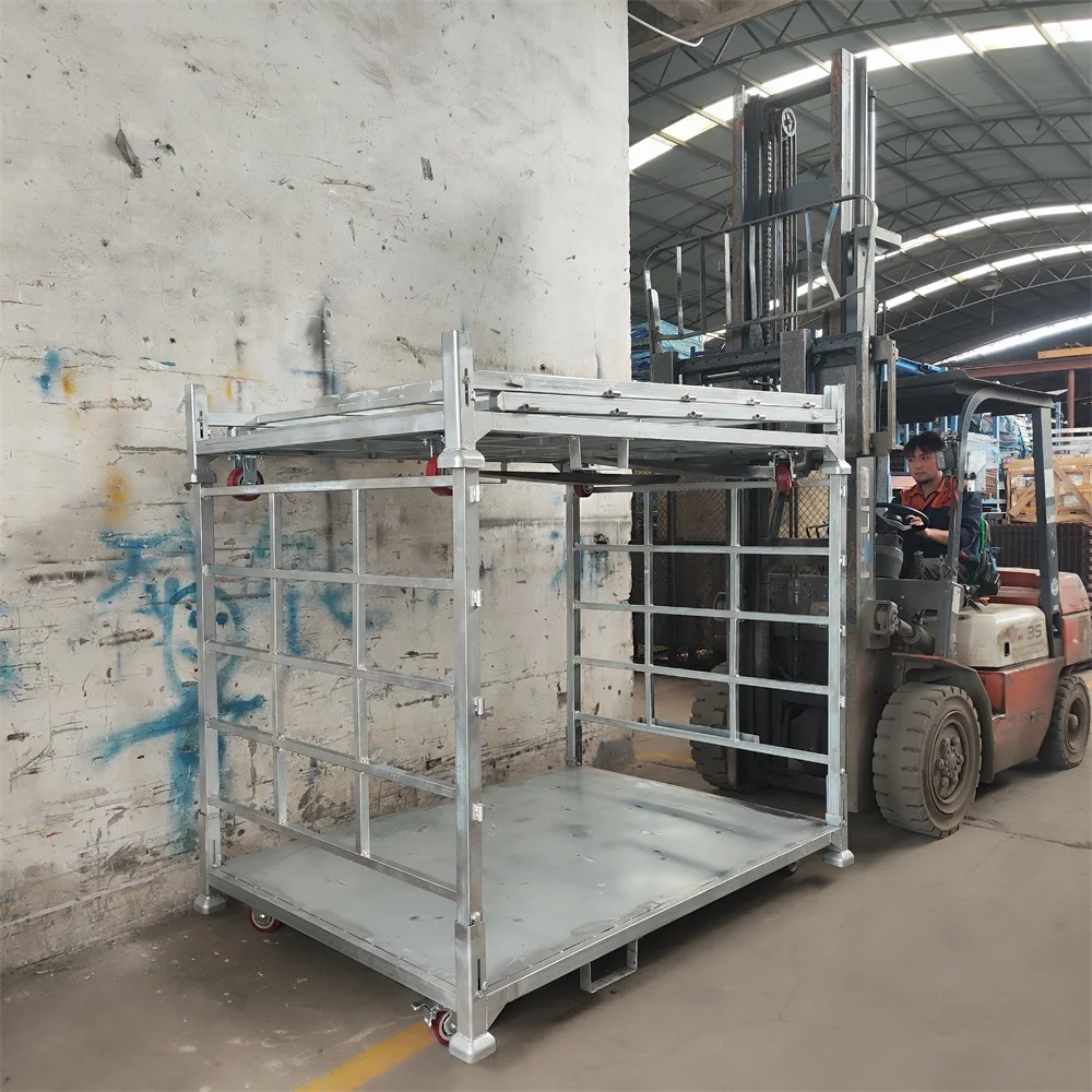 Customized Heavy Duty Stacking Stillage Textile Fabric Roll Rack