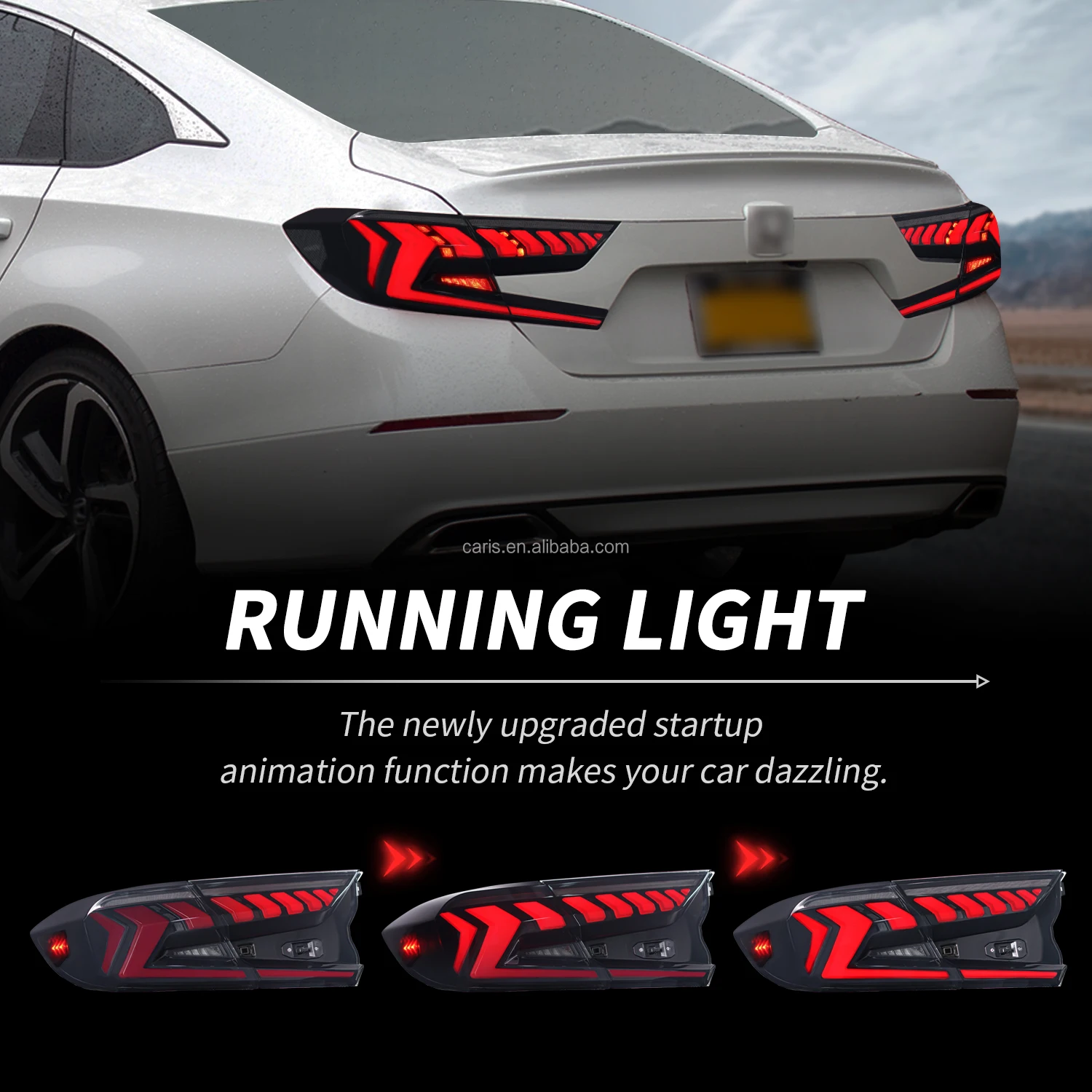 Car Led Tail Lights For Honda Accord 10th 10.5th 2018 - 2022 Rear ...