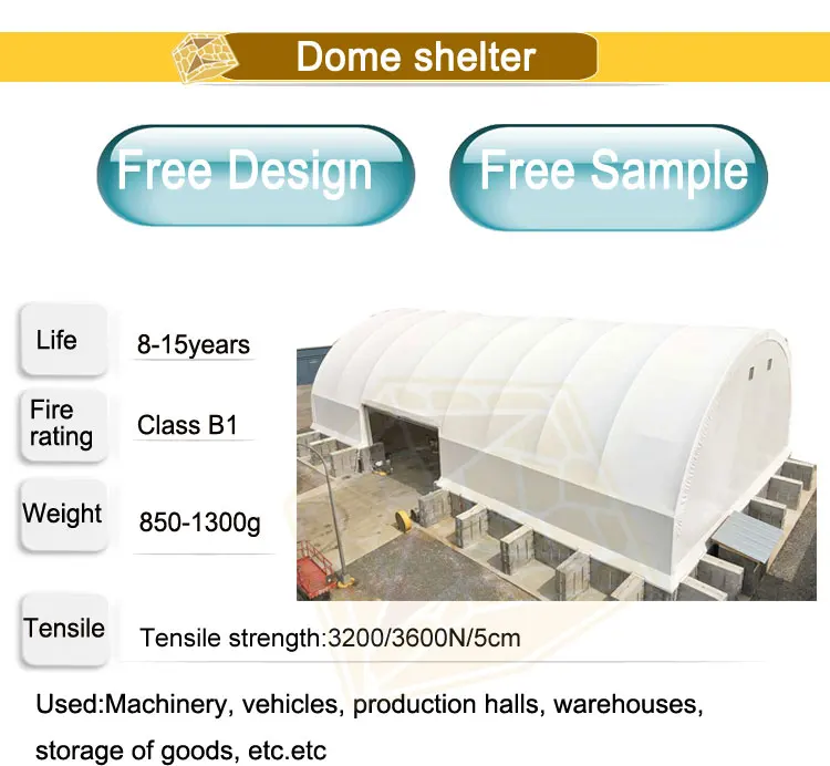 Best Price PVC Fiberglass Portable Large Heavy Tent Dome Temporary ...