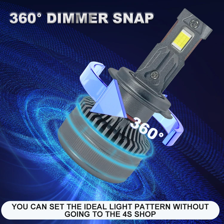 2x 1:1 H7 10000lm 70w Csp Super Bright Globes Conversion Kit 6000k ...