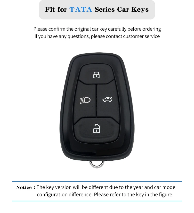 Tpu Car Key Case For Key Cover For Tata Altroz Harrier Tigor Bs6 ...