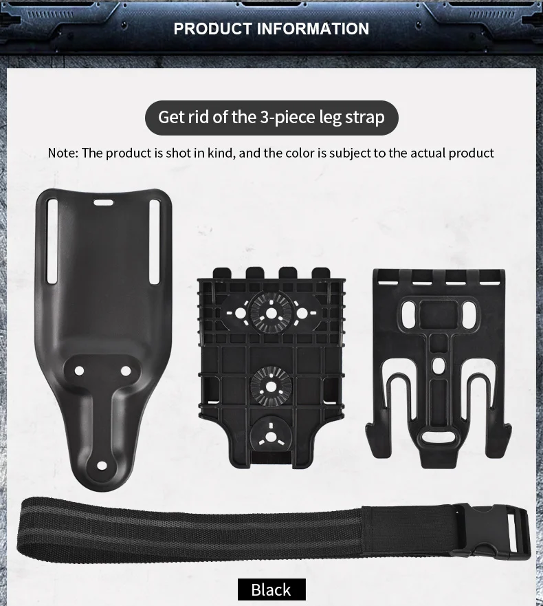 Tactical Quick Release Gun Holster Adapter Hunting Accessories With Leg ...