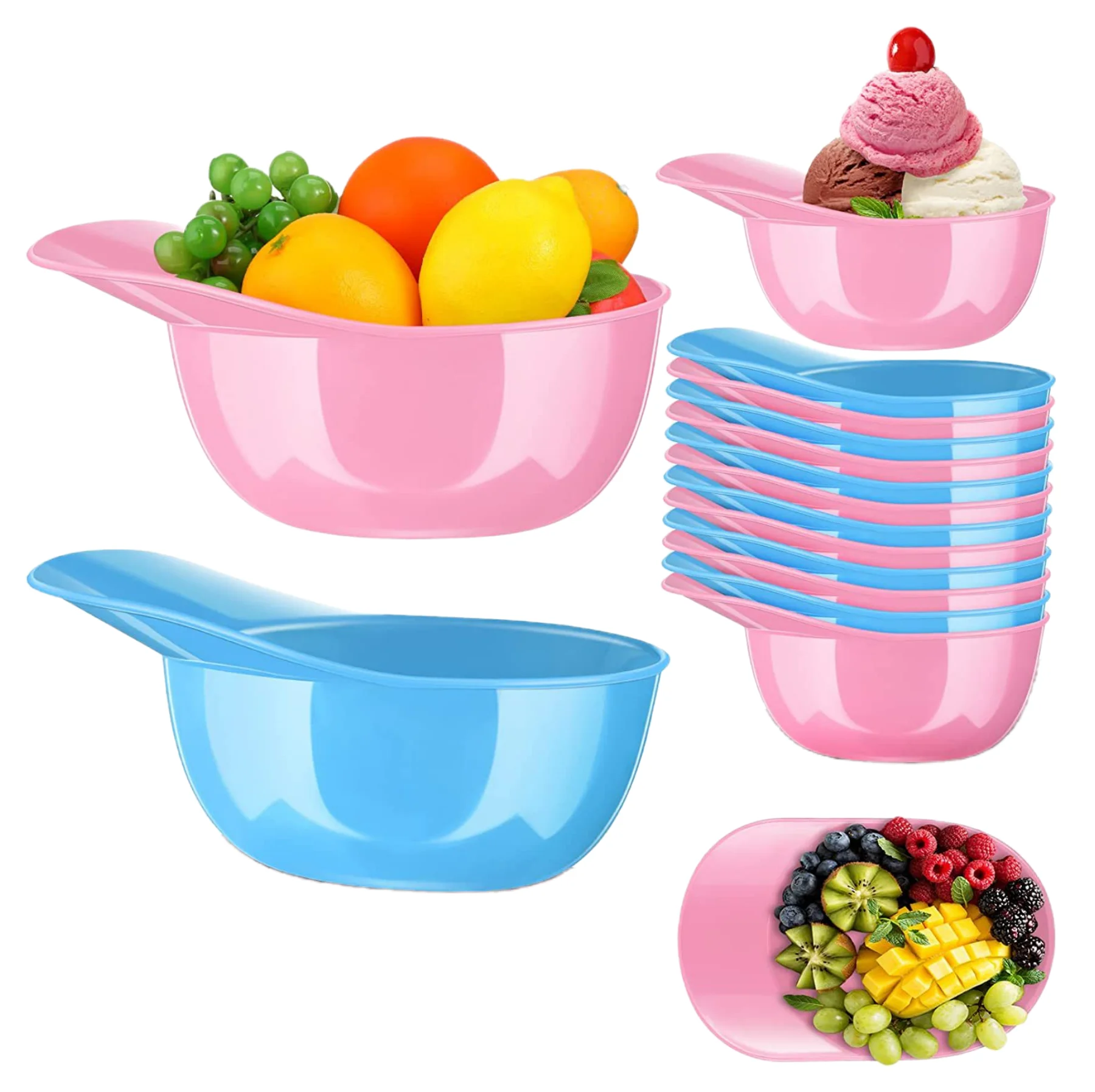 Colorful Ice Cream Plastic Baseball Helmet Bowl Mini Ice Cream Bowl ...