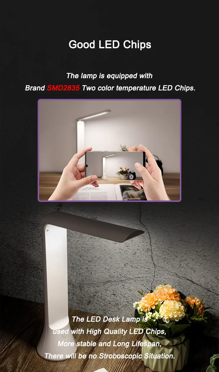 Multi-function Led Foldable Desk Lamp 5v Portable Usb Mini Reading ...