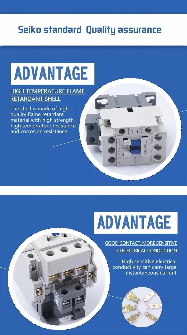 3 Pole 9a Dc Contactor 12v 24v 48v Ac Dc Magnetic Contactor For ...