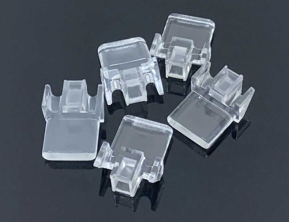 Custom Shape Plastic Rigid LED Light Pipe - Transparent PC