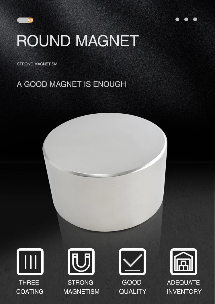 Custom Magnet Big Super Strong D70x40 Mm Round Permanent Magnetic D60 ...