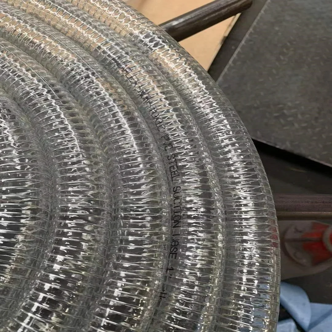 6 Inch High Temperature Pvc Reinforced Hose Anti Freeze Steel Wire Hose ...