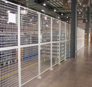 Safety Fence Panel Workshop Isolation Metal Fencing Safety Workshop ...