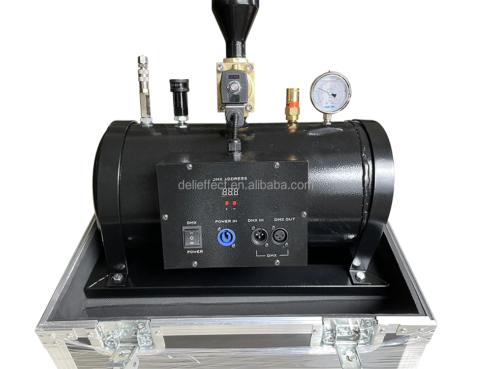 DMX512 Stage Atmosphere CO2 Stadium Shot Confetti Machine