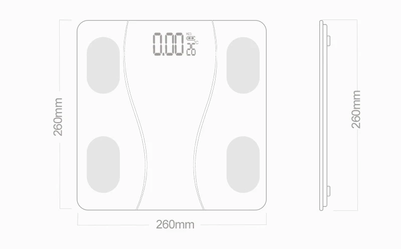 Smart Scale For Body Weight,With Smartphone App For Body Fat Scale,396 ...