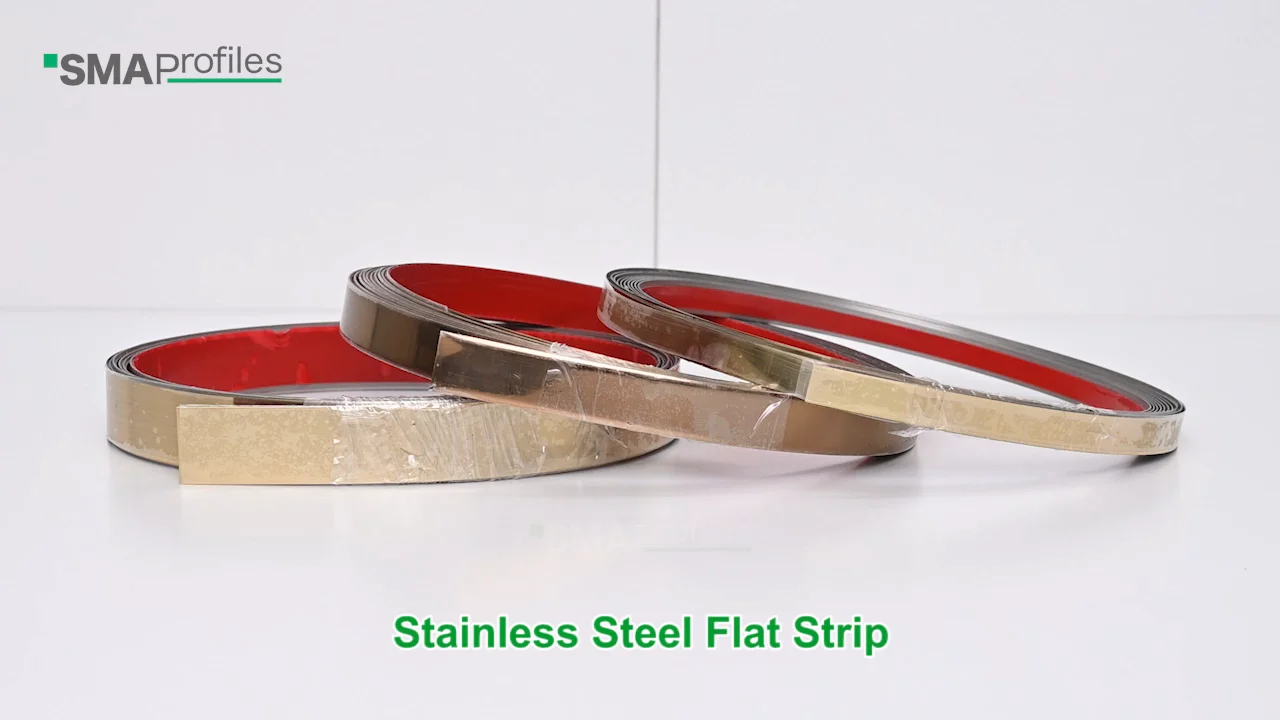 Smaprofiles Decoration Gold Mirror Oem Backed Stainless Steel Self ...