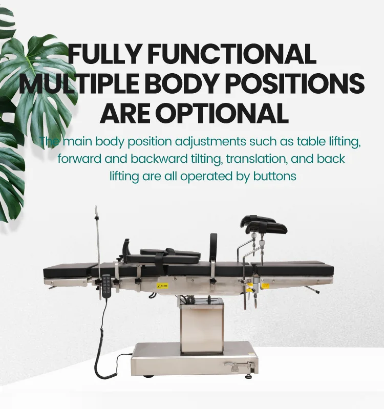 Five-control Electric Operating Table for Medical Procedures