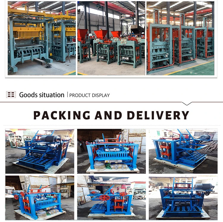 QMJ4-35 Super Cheap Simple Concrete Block Machine Manual Block Machine ...