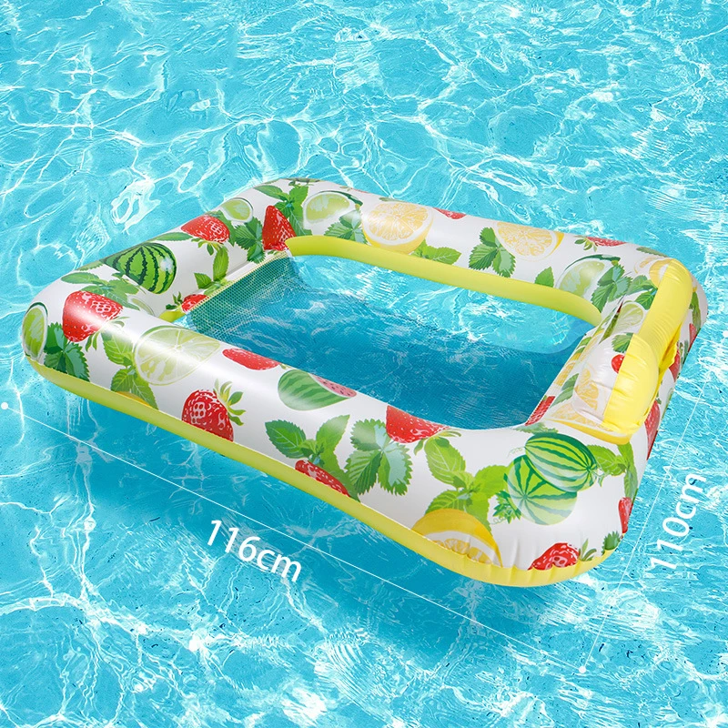 Hot Sell Adult Square Floating Row Recliner Lounge Water Chair Thick ...