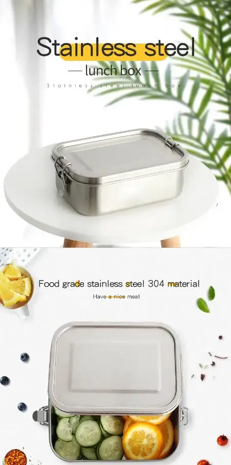 Stainless Steel Cylinder Camping Food Storage Container Stainless Steel ...