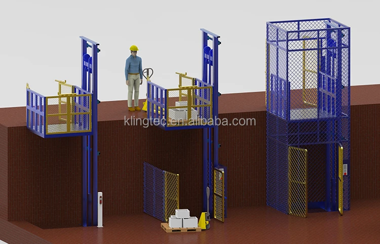 Kirin Transport Small Cargo Lift Platform Remote Control Electric Cargo ...