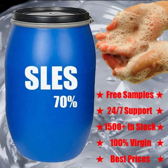 SLES 70% Sodium Lauryl Ether Sulphate Cosmetic Hair Care Ingredients ...