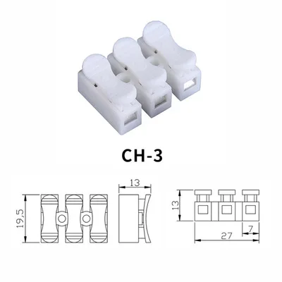 Ch1 Ch2 Ch3 Ch4 Ch5 Wire Connectors Electrical Cable Clamp Terminal ...