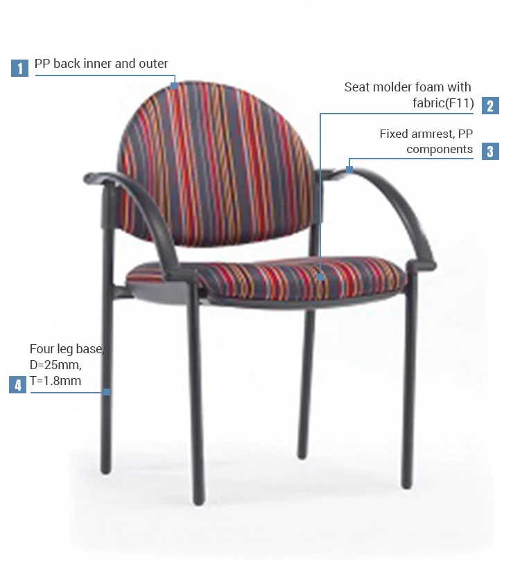 Cheemay Upholstery Fabric Mesh Adjustable Ergonomic Office Chair - Buy ...