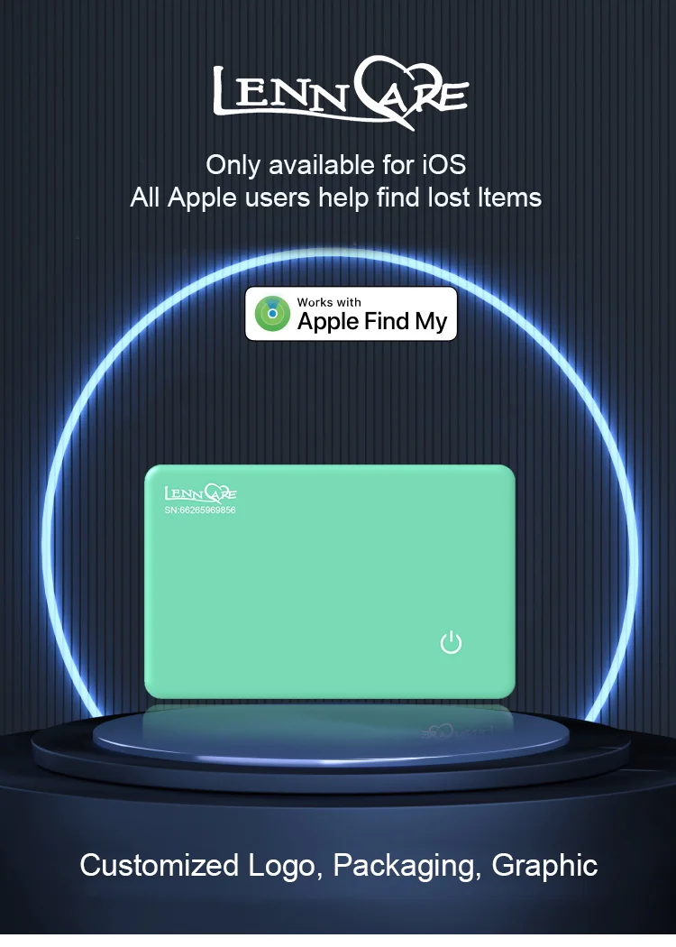 MFI Certified Card Tracker - Smart Wallet with Location