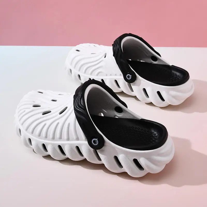 Anti-slip Thick Sole Garden Clogs Lightweight Fashionable Hole Shoes ...