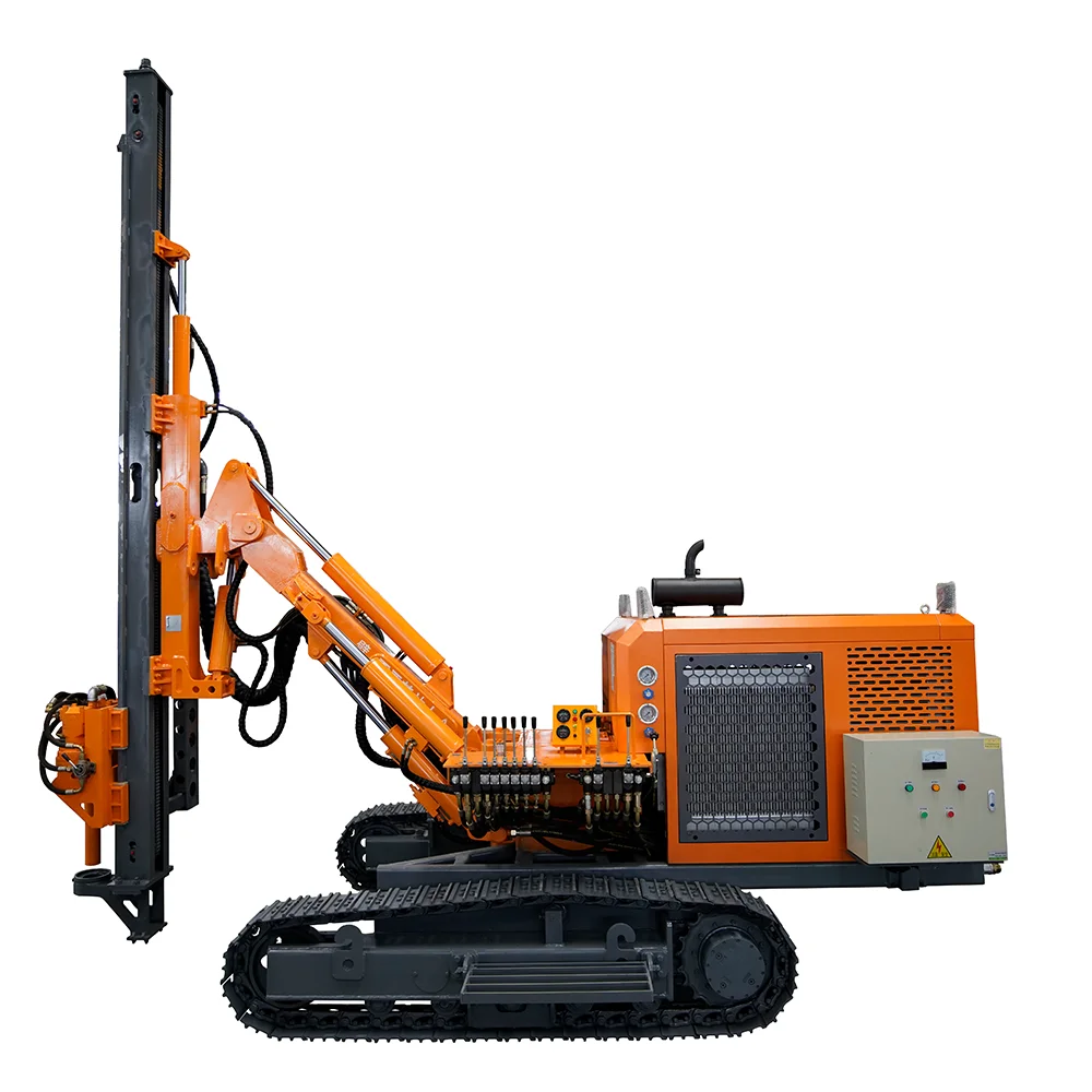 Zgyx420ta-1 Borehole Drilling Rig Top Hammer Drilling Rig With Crawler ...