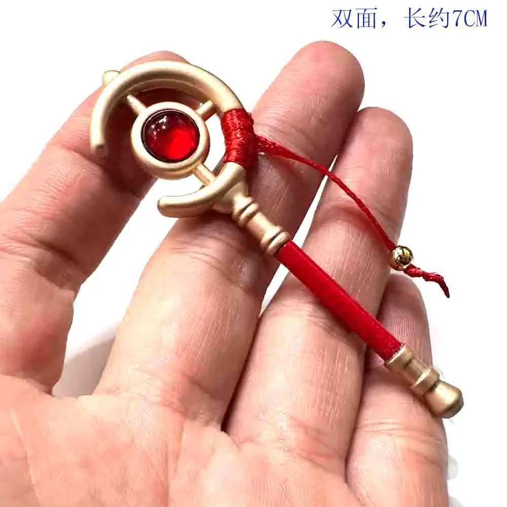 Cosplay Props Red Magic Wand Frieren Beyond Journey's End Bell Charm ...