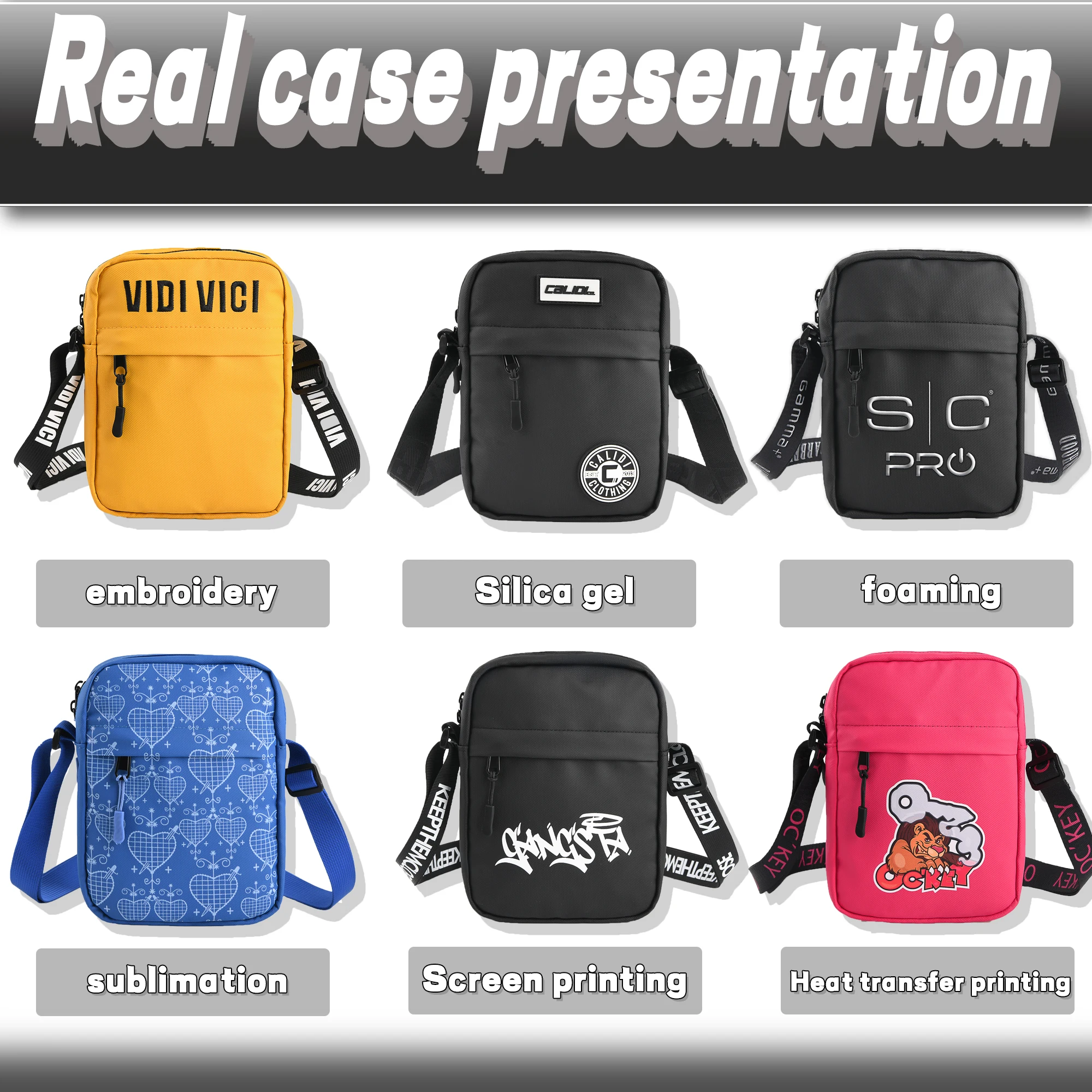 Alibaba.com: Custom Sling with Logo, One Strap Crossbody Bag, Unisex ...