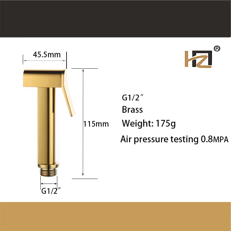 Shattaf Chrome Brass High Pressure Bathroom Hand Shattaf Set Toilet ...