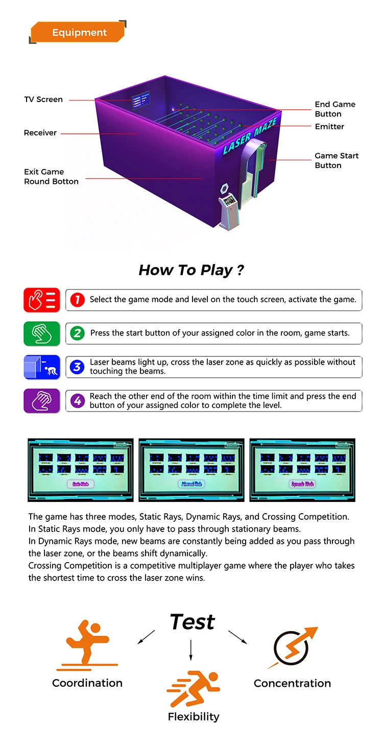 Indoor Playground Laser Maze: Exciting Room Escape Game for Indoor ...