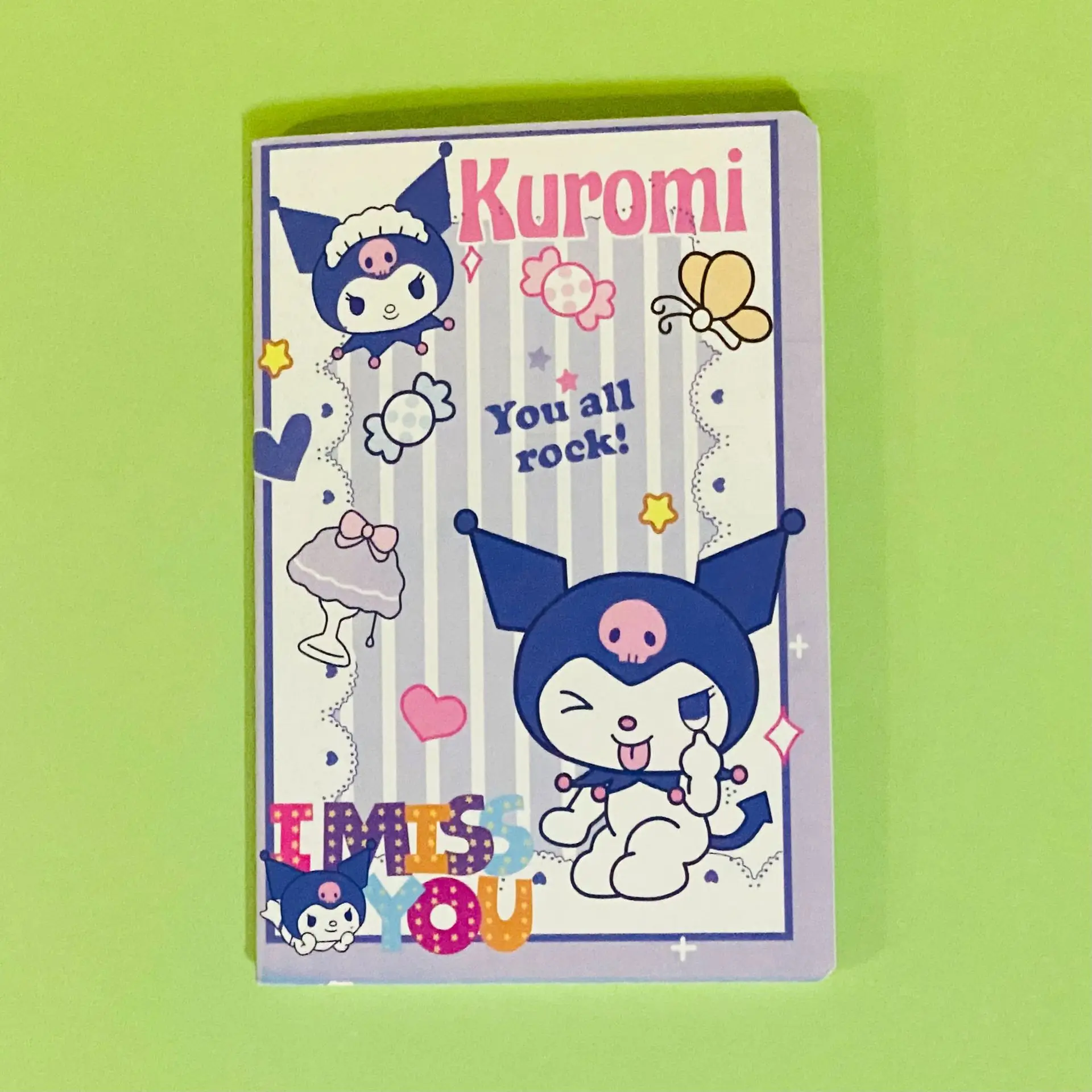Kuromi Mymelody Cinnamoroll Notebook Kids Creative Cartoon A5 String ...