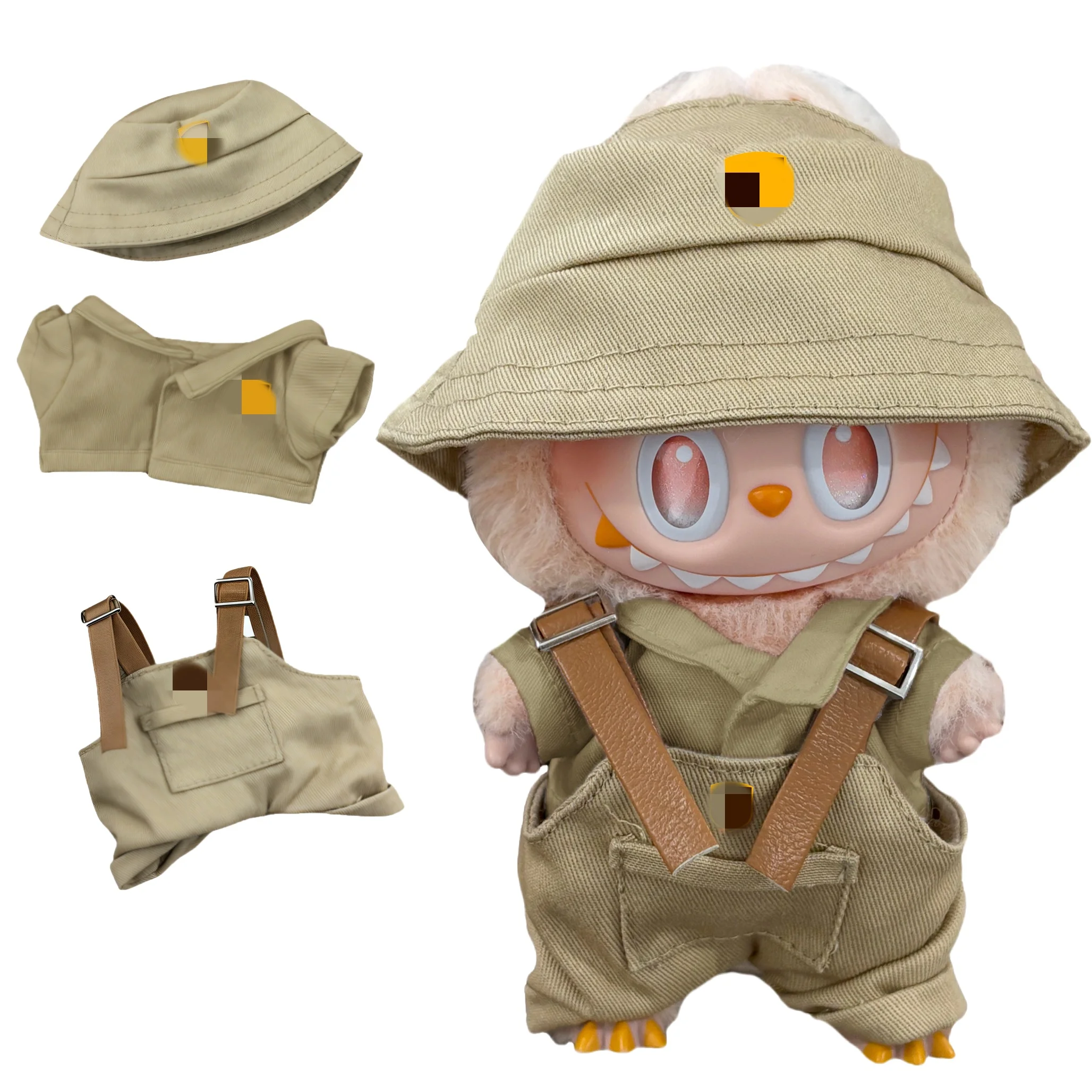 Exclusive Design Custom Original Labubu Designer 17cm Clothes Courier ...