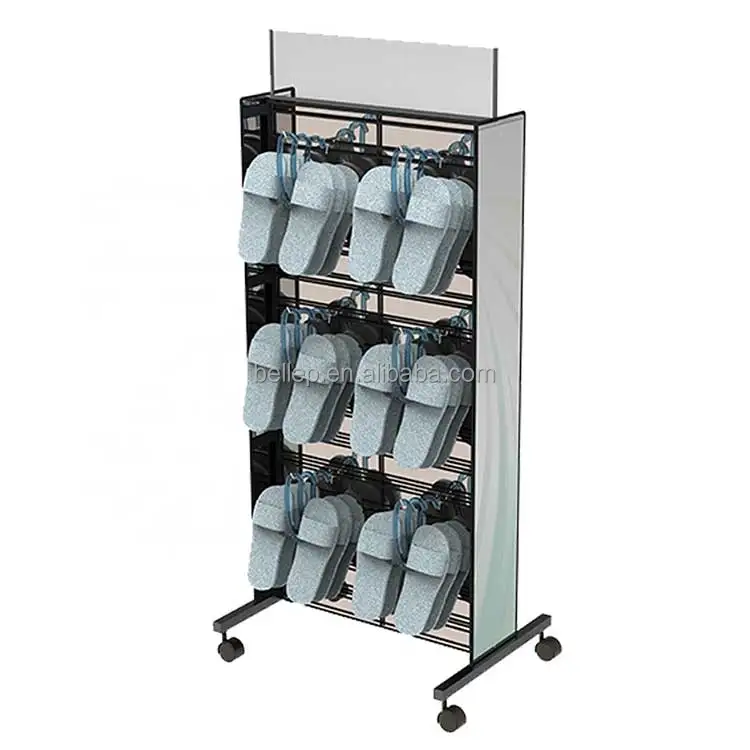 Footwear Retail Shop Floor Standing Metal Hanging Flip Flops Sandal ...