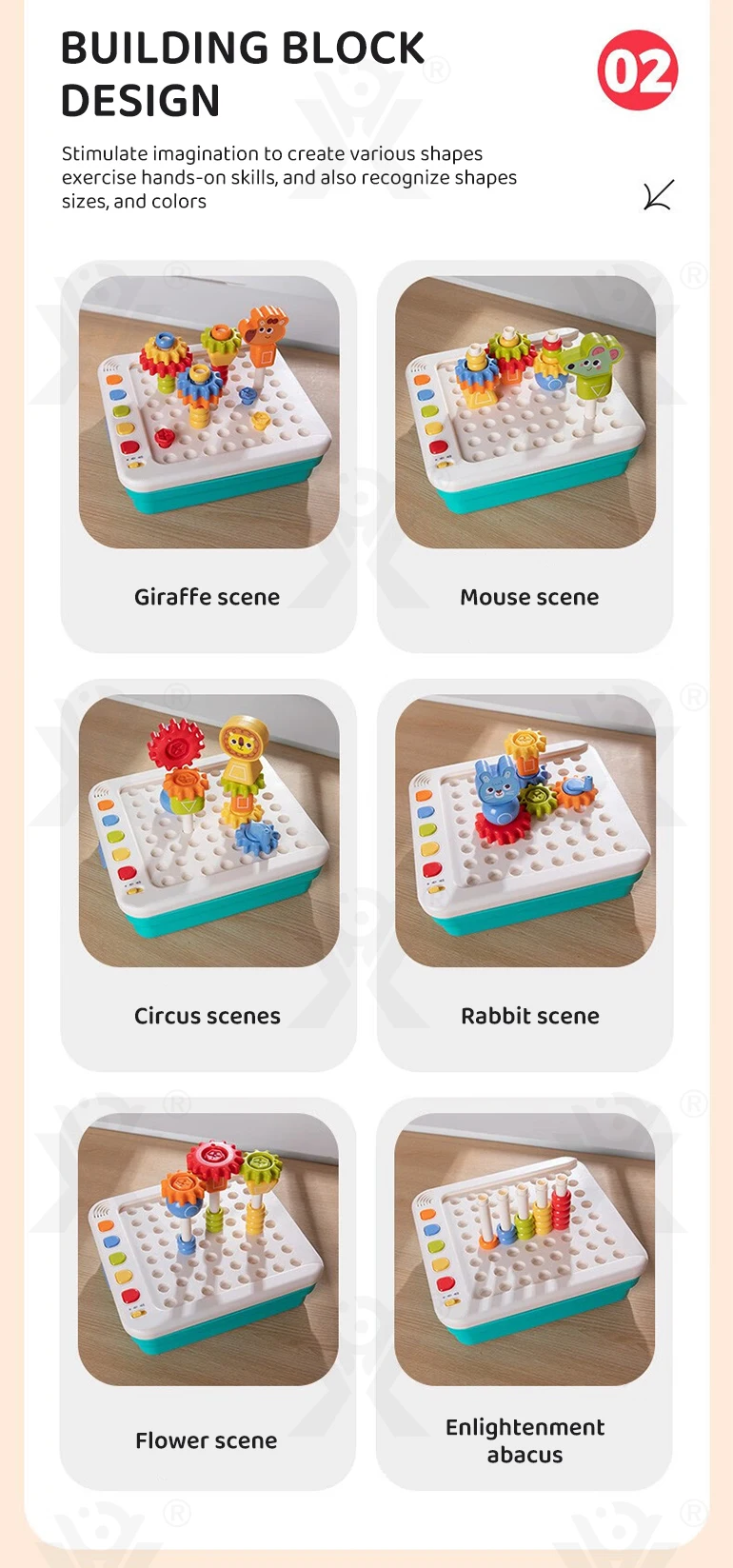 Chengji Early Educational Multifunctional Logic Enlightenment Portable ...