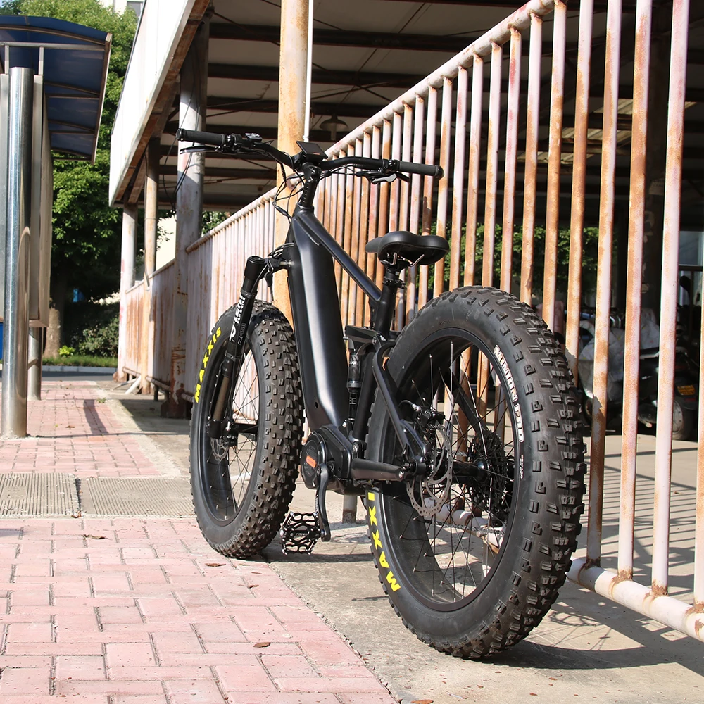 2023 Mid Drive 1500w Ebike M620 Motor Full Suspension Electric Fat Bike ...