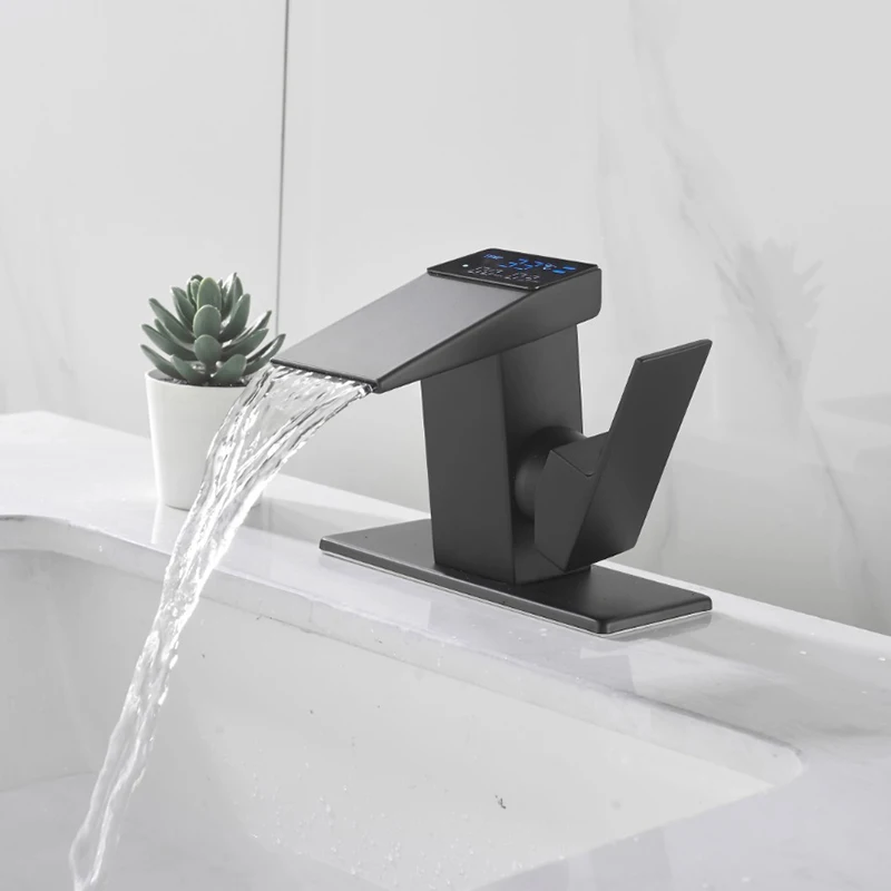 HONAJO Digital Display Waterfall Taps - Intelligent Faucets
