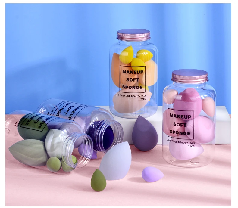 8pcs Cosmetic Sponge Latex-free And Vegan Beauty Sponge Set Make Up ...