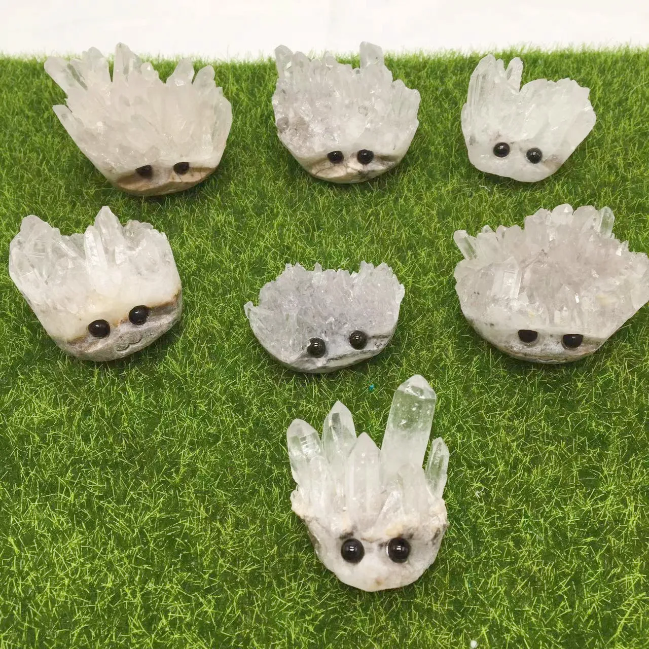 Wholesale Bulk Crystal Carving Quartz Clusters Hedgehog Hand Carved ...