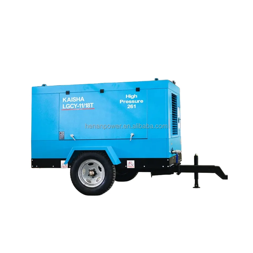 Kaishan Brand Lgcy-11/18t Portable Air Compressors Rotary Screw Air ...