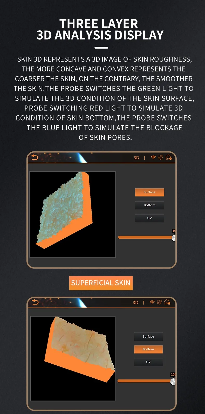 2025 AI Smart Face Scanner Skin Analyzer Machine Facial Skin Analysis ...
